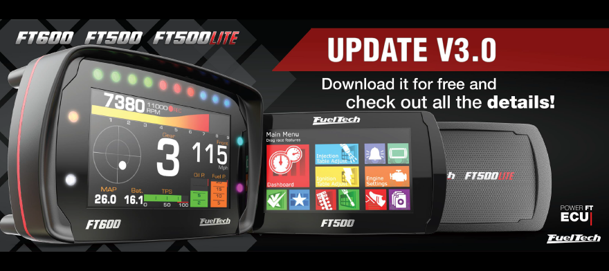 FTMANAGER V3.00 UPDATE AVAILABLE - FT500LITE, FT500, FT600 - FuelTech USA
