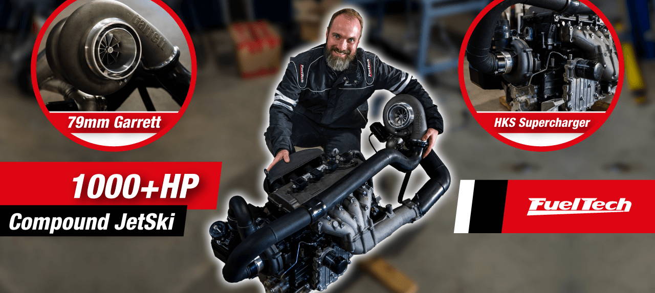 Compound Boost | Yamaha SVHO Jet Ski| Garrett Turbo - FuelTech USA