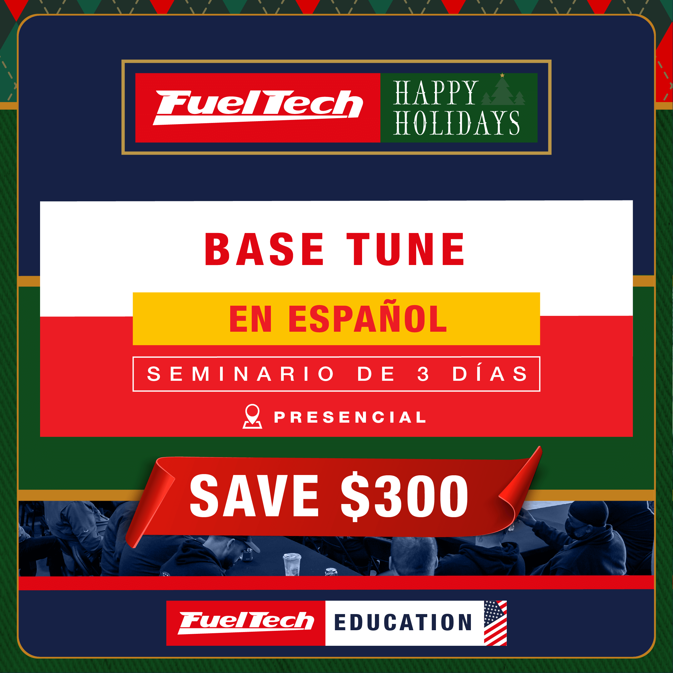 Base Tune | Seminario de 3 días - En Español - FuelTech USA