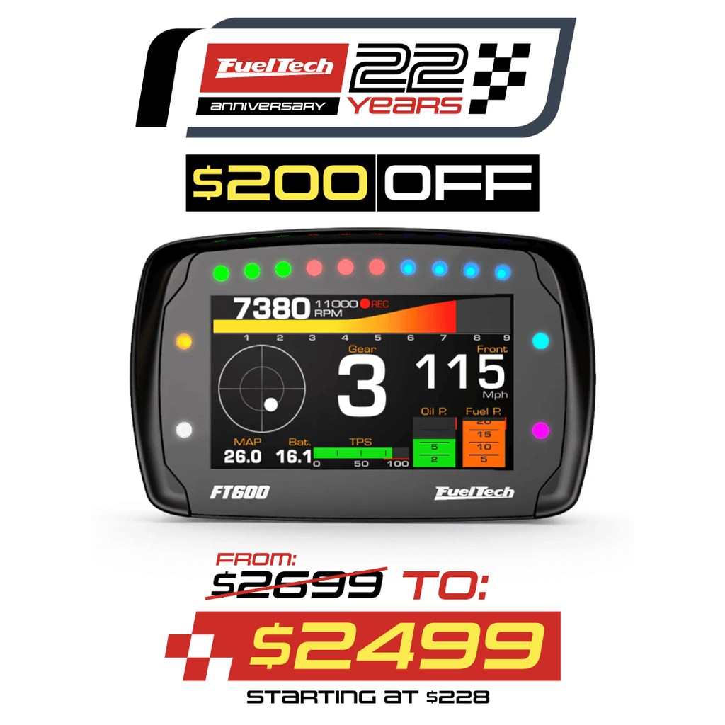 FuelTech FT600 ECU with EFI and Touchscreen Dash Display - FuelTech USA