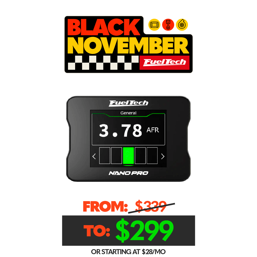 NanoPRO Wideband O2 Sensor Controller Display & Switch - FuelTech USA